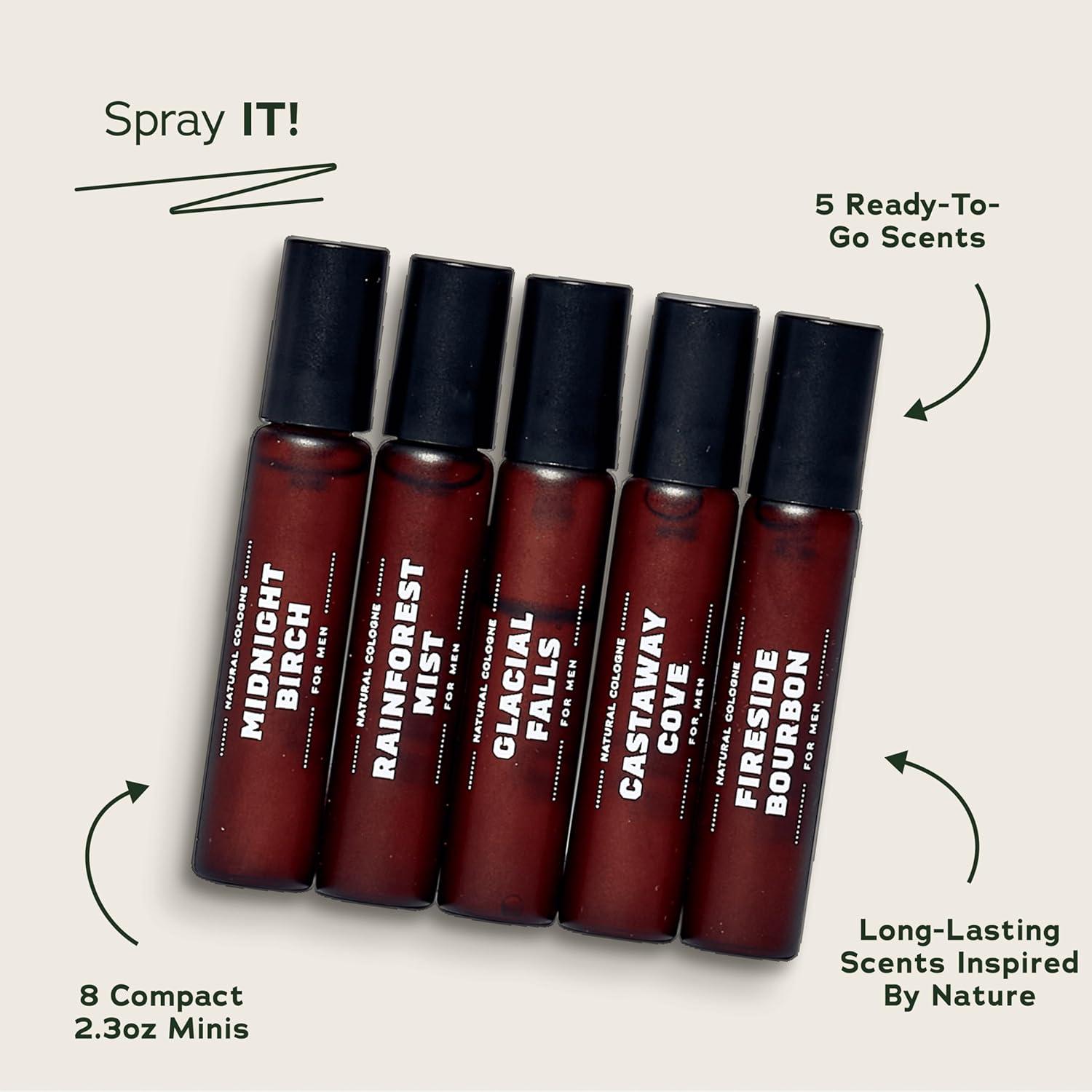 Dr. Squatch Natural Cologne for Men – Mini Cologne Trial Set – Midnight ...