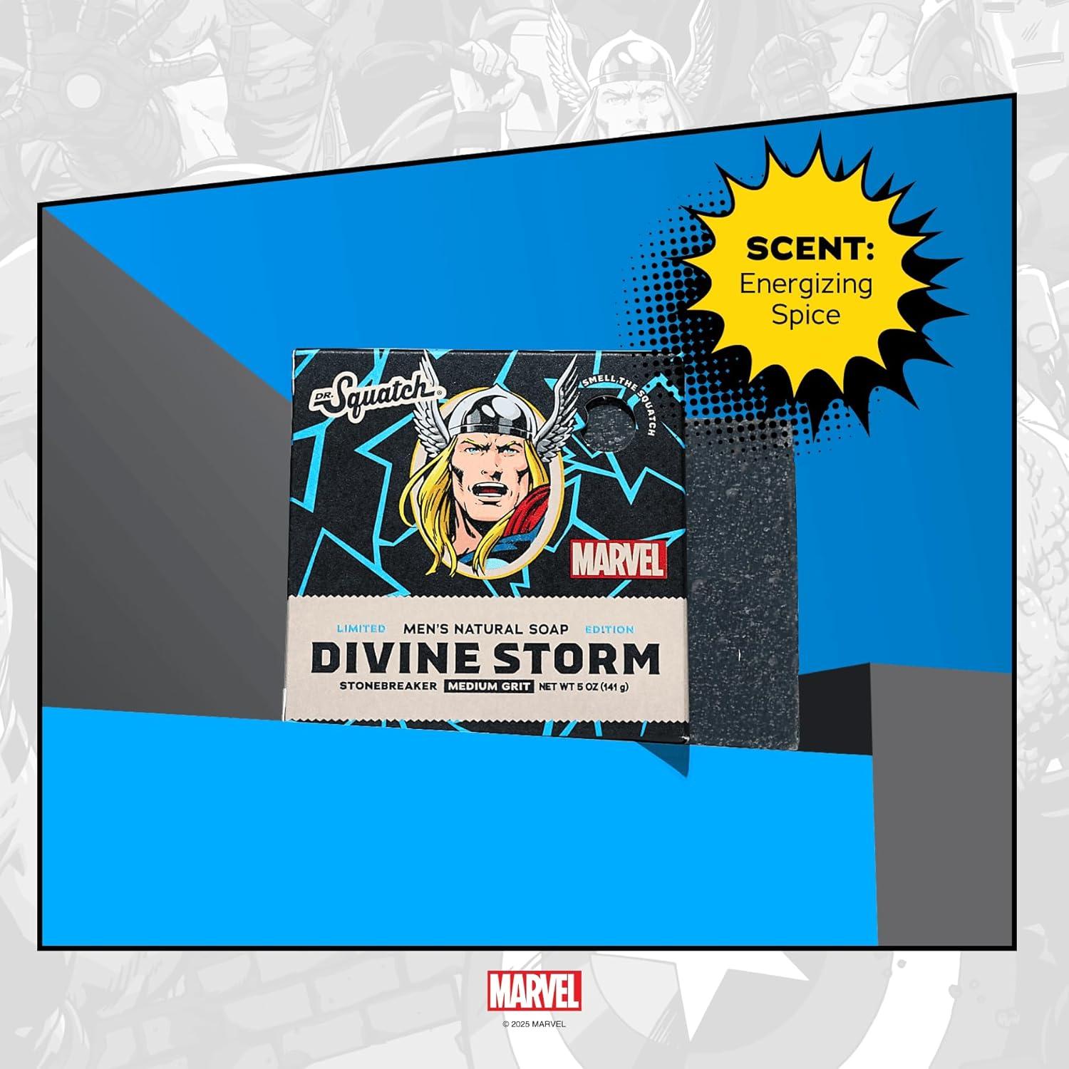 Dr. Squatch Avengers Natural 4 Soap Gift Set – Cold Process Soap with ...