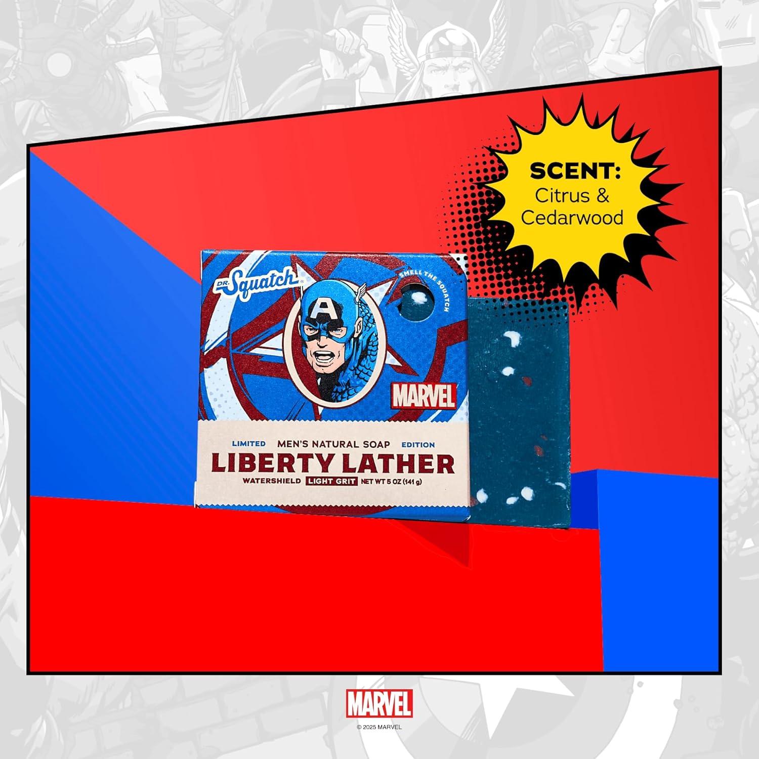 Dr. Squatch Avengers Natural 4 Soap Gift Set – Cold Process Soap with ...